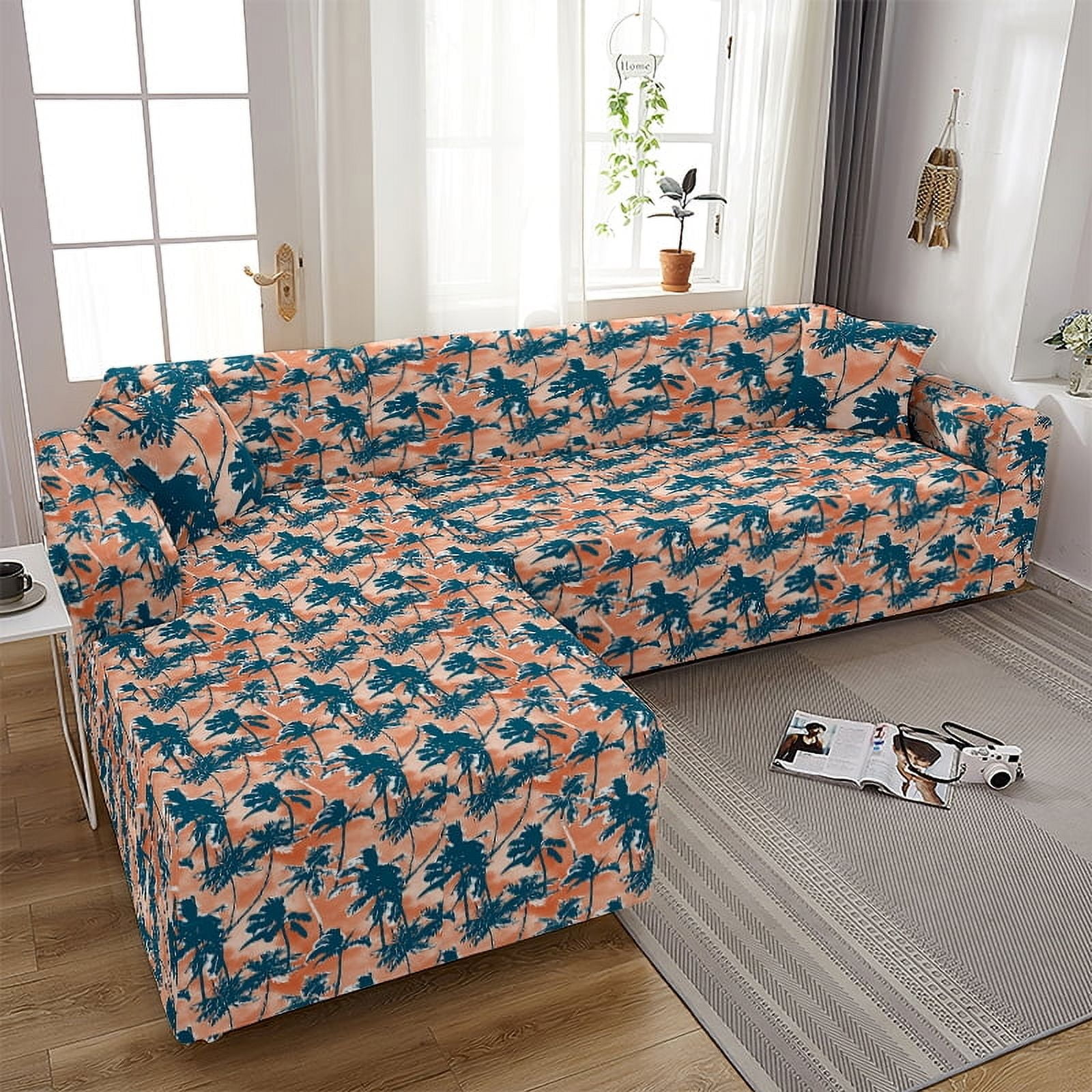 l Compass Sofa Covers for Living Room Strawberry Flower Cover De Sofa ...
