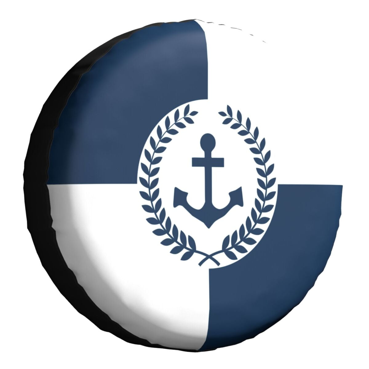 l Coral And Black Anchor Spare Tire Cover for Hummer Custom Navy ...
