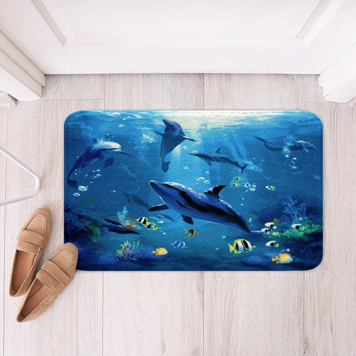 l Dolphin Carpet Ocean Animal Rug for Bedside Living Room Backyard Sofa ...