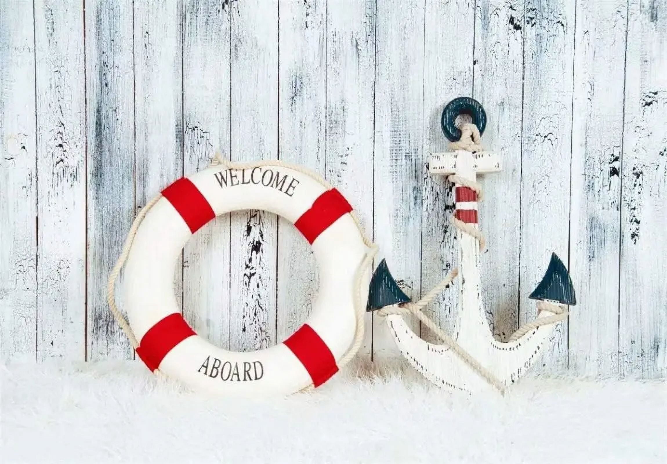 l Rudder Party Custom Birthday Backdrop Background Sailing Photography ...