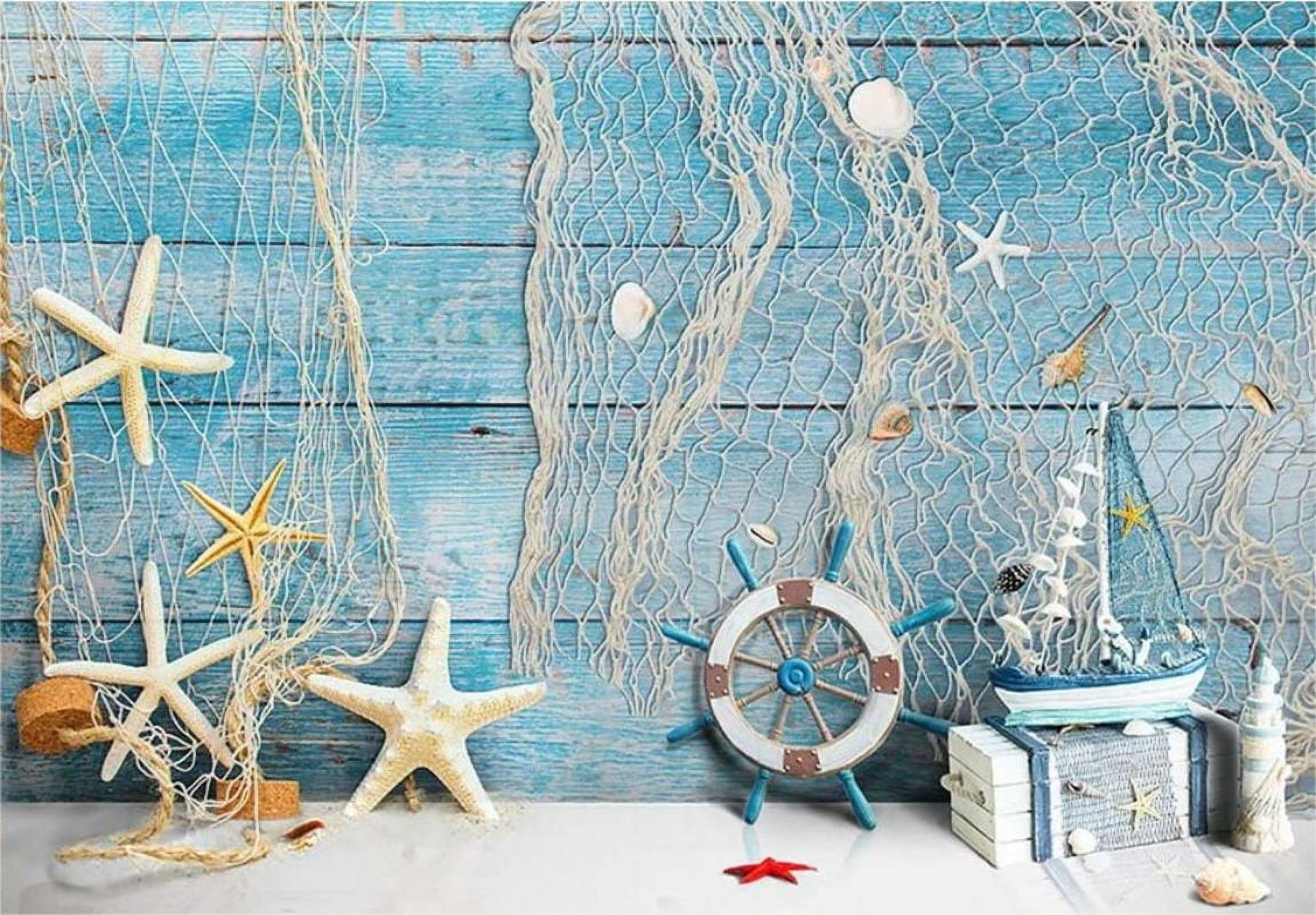 l Rudder Party Custom Birthday Backdrop Background Sailing Photography ...