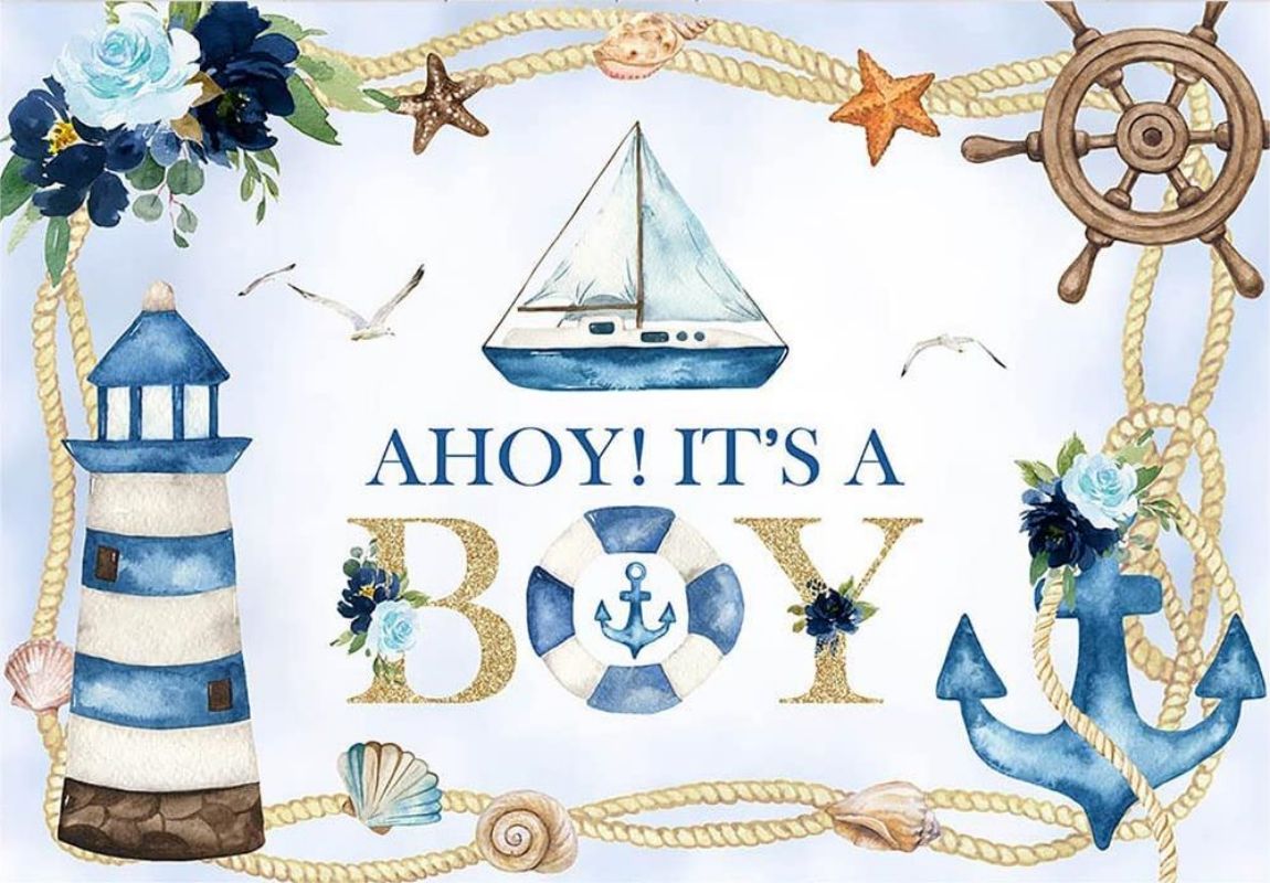 l Rudder Sailing Background Photo Banner Photography Backdrops Newborn ...