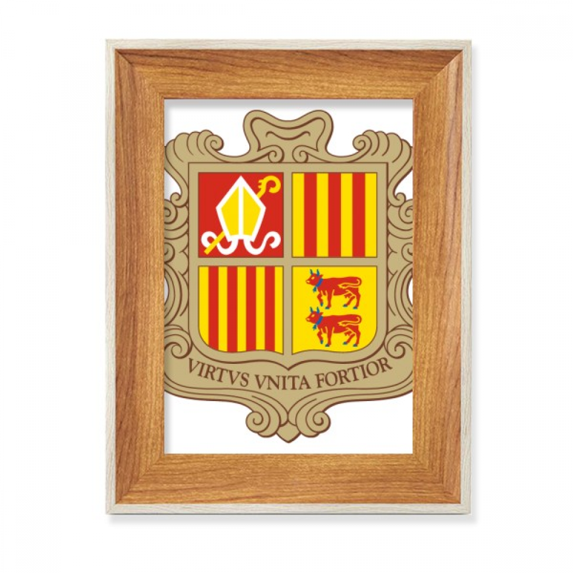 la vella national emblem desktop wooden photo frame display picture art ...