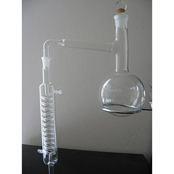 -lab Distillation Apparatus Glass Condenser Flask 1000ML New$$Other ...