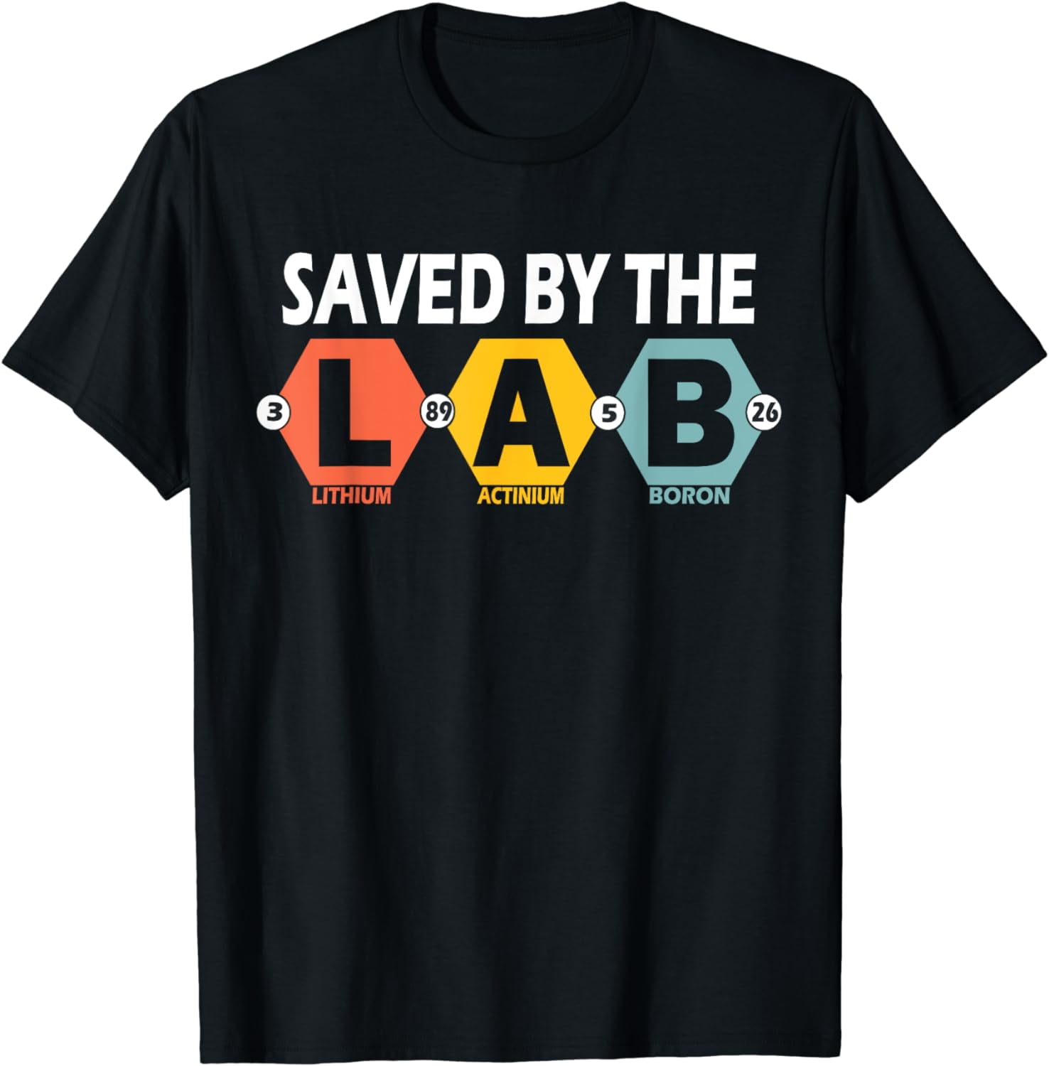 lab week saved by the lab Funny medical laboratory tech T-Shirt ...