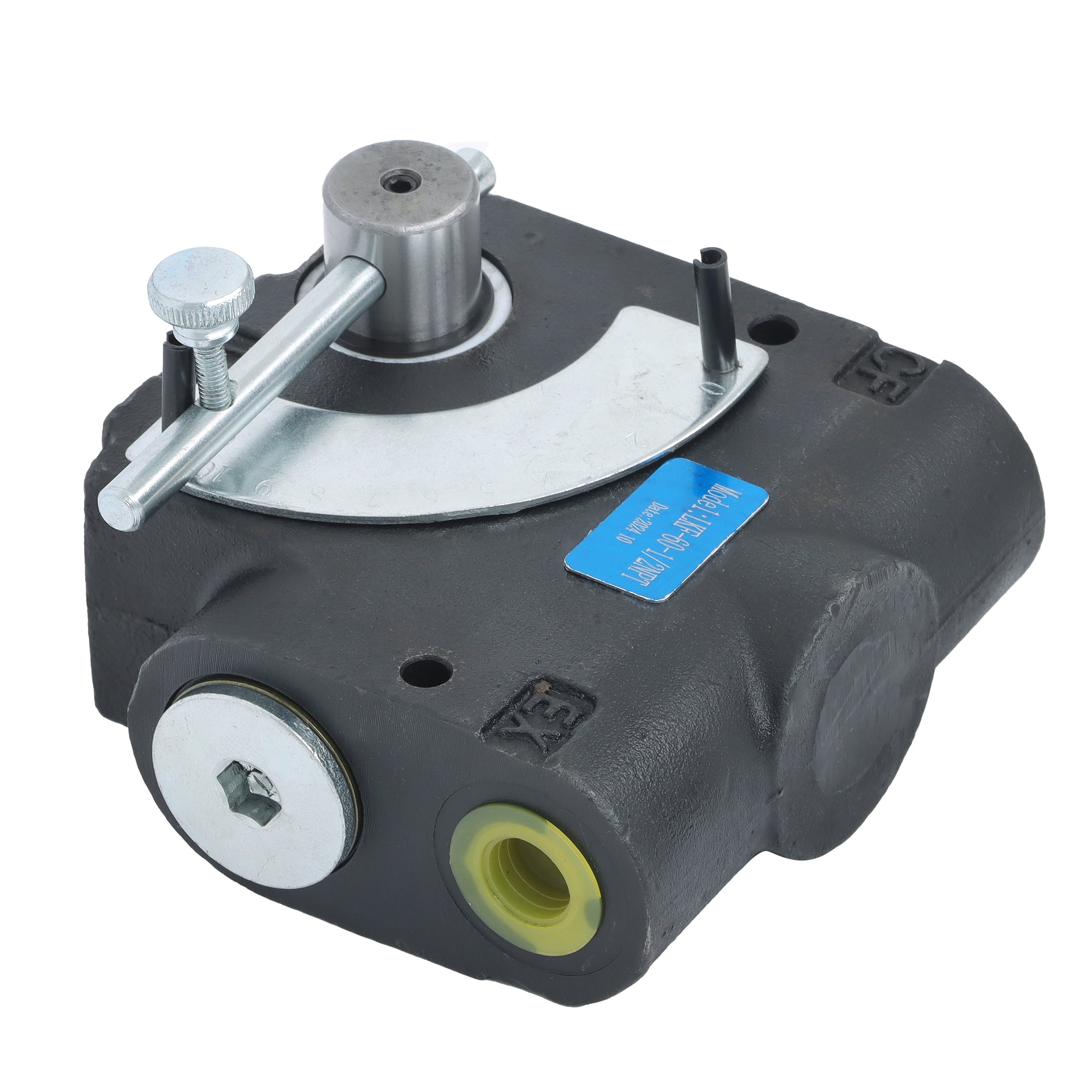 labwork 0-30GPM 1/2”NPT FC51 Side-Port Hydraulic Adjustable Variable Flow Control Valve ...