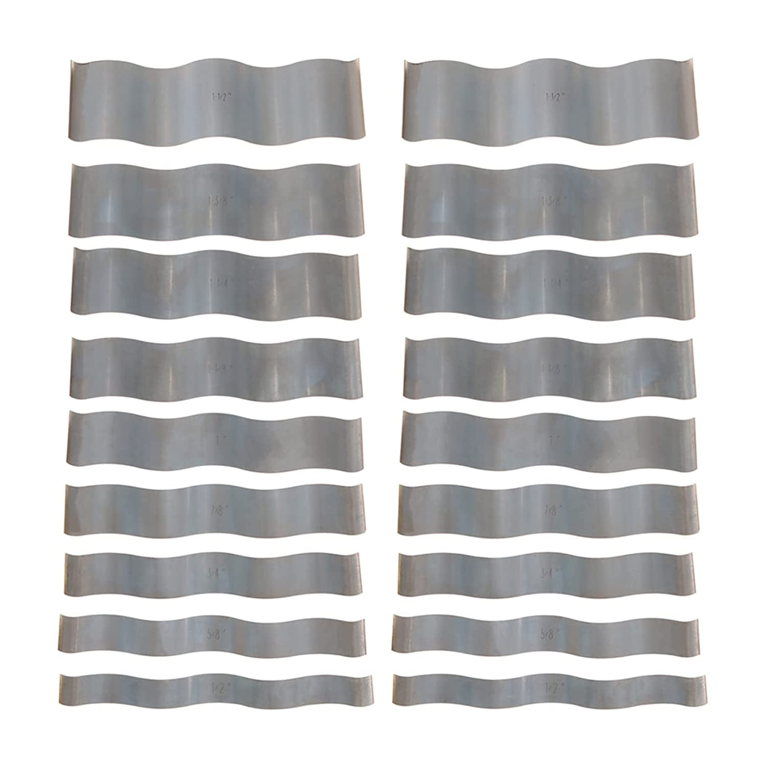 labwork 1/8 Inch Steel Wavy Parallel Set Accuracy 0.0002 Inch for ...