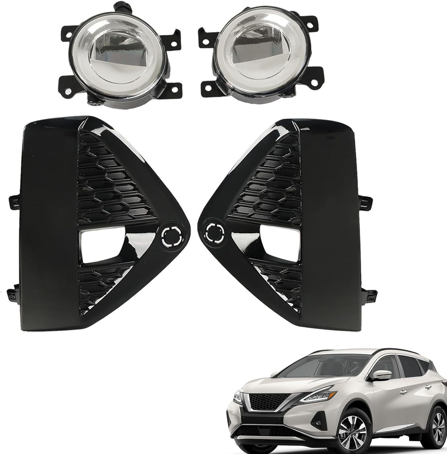 labwork 1 Pair Left and Right Side Fog Lights Assembly with Switch ...