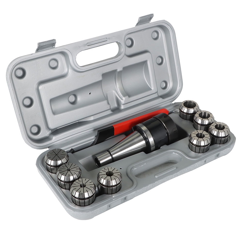 labwork 10-Piece #40 ER-40 Spring Collet Chuck Set Accuracy .0005" New ...