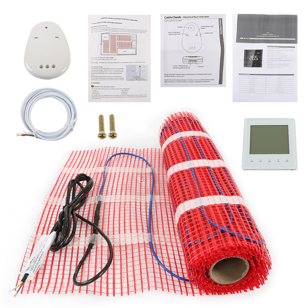 labwork 120v Electric Under Floor Heating System 20 Sqft Floor Heat Mat ...