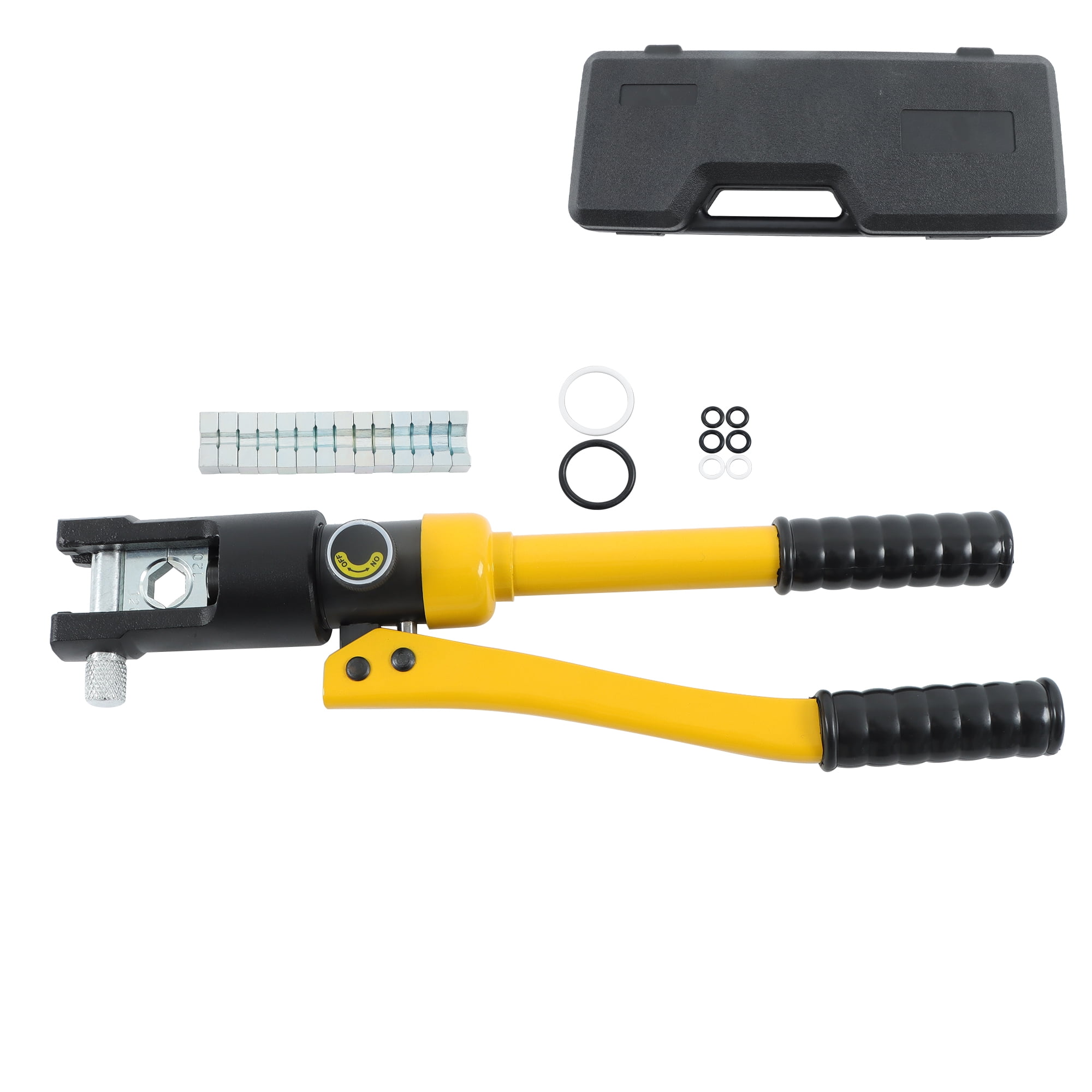 labwork 12T Hydraulic Wire Crimping Tool Cable Lug Terminal Crimper YQK ...