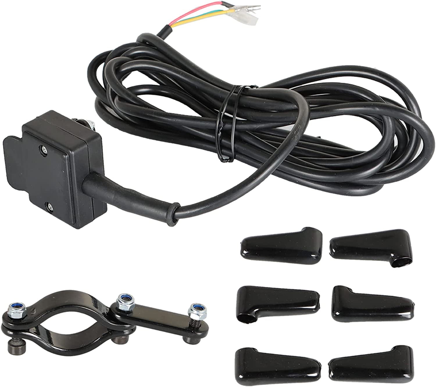 labwork 12V Winch Rocker Thumb Switch with Mounting Bracket Handlebar ...