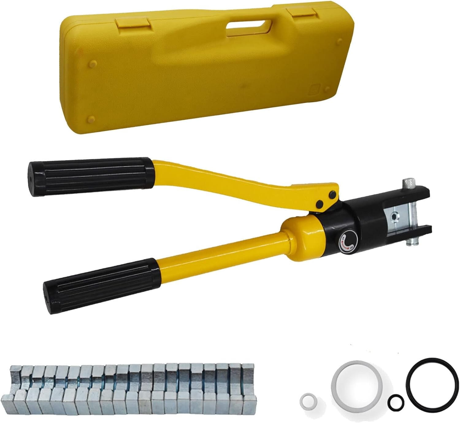 labwork 16 Ton Hydraulic Crimper Tool Manual Cable Lug Crimper with 11 ...