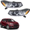 labwork 2-Pack Headlight Assembly Halogen Black Housing Headlamp Driver ...