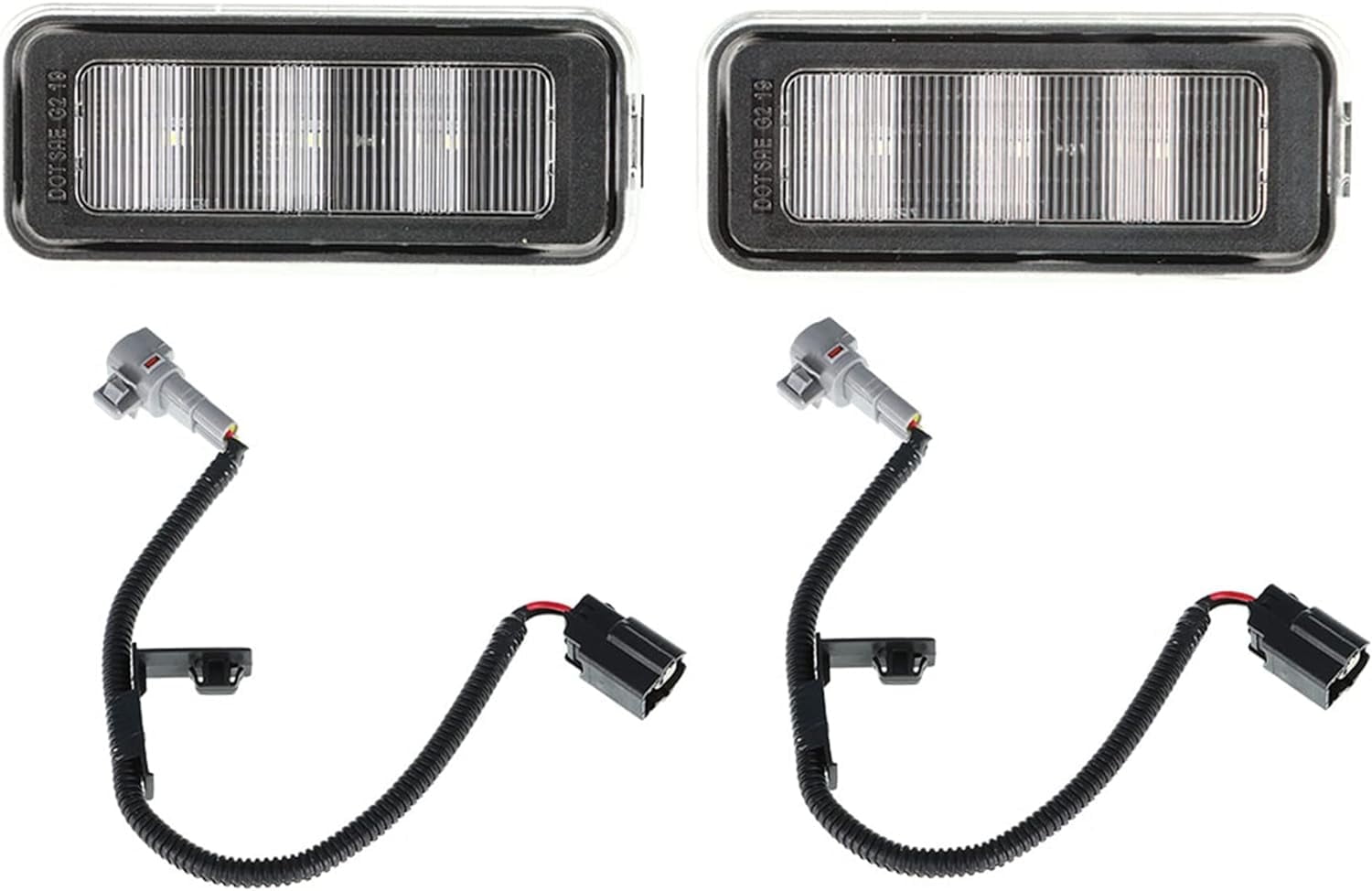 labwork 2 Pcs Led Bed Light Trunk Lighting Kit PT857-35200 Replacement ...