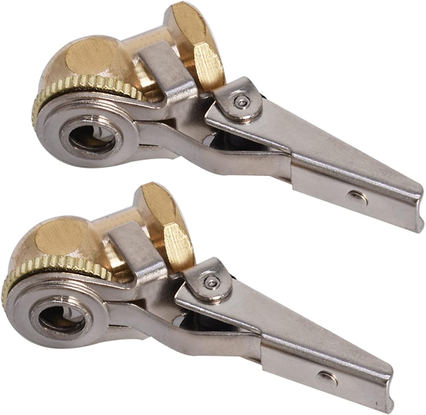 labwork 2PCS Brass Lock On Tire Inflator Locking Air Chuck Air Hose ...