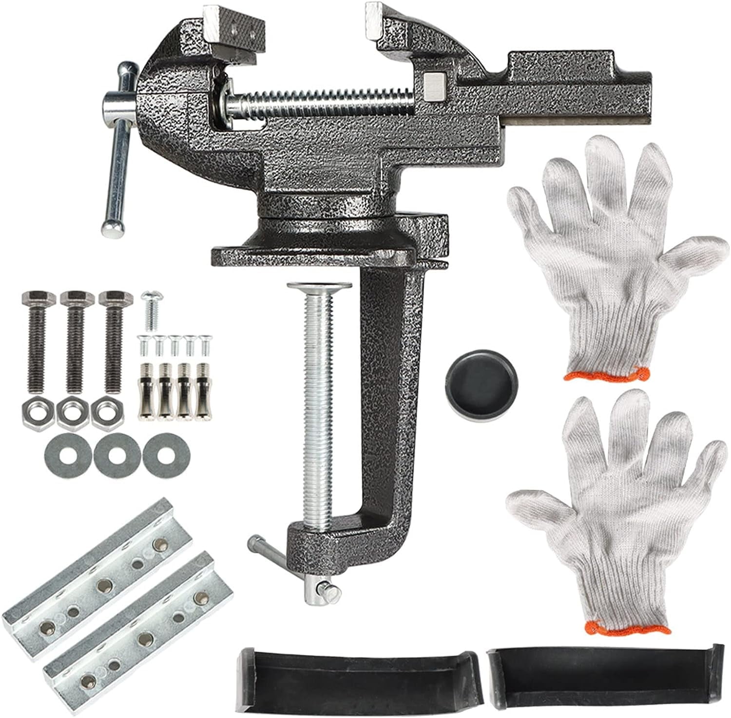 labwork 3.3 Inch Desktop Vise Universal Rotation 360 ° Vise ...