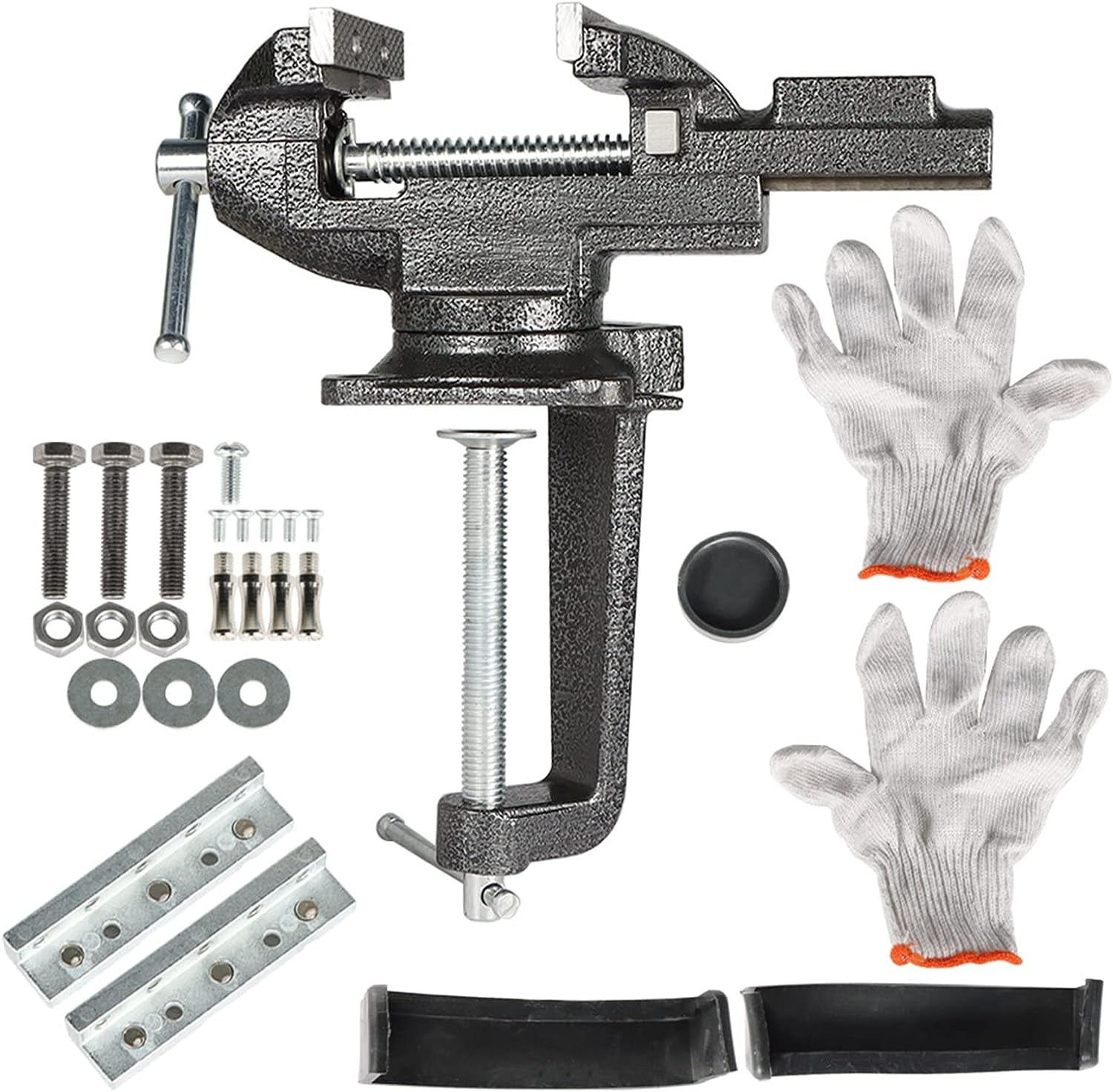 labwork 3.3 Inch Desktop Vise Universal Rotation 360 ° Vise ...