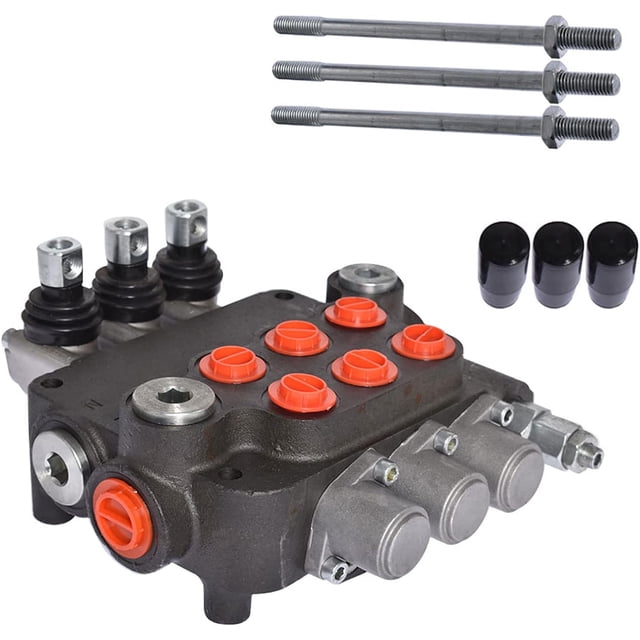 labwork 3 Spool Hydraulic Valve 21 GPM 3625 PSI Hydraulic Directional ...
