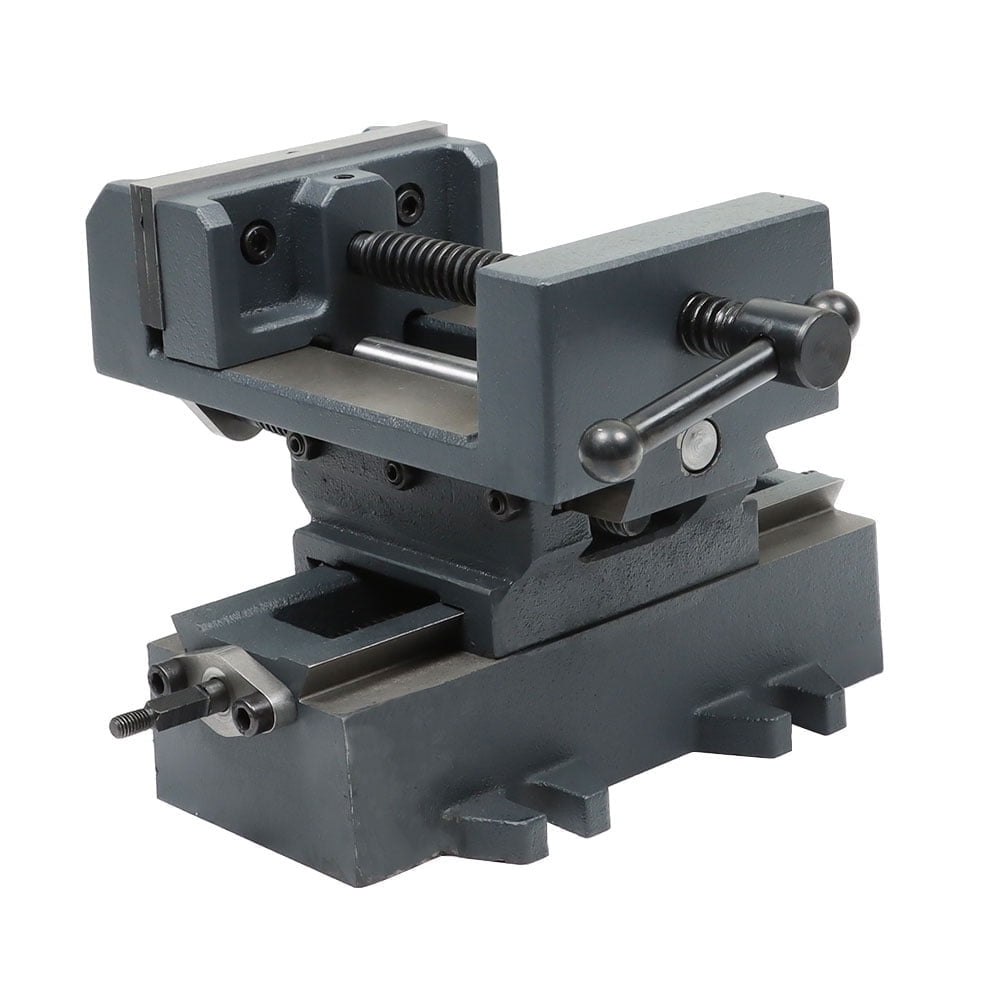 labwork 4" Cross Slide Drill Press Vise,4” Jaw Opening, 1-3/8” Jaw ...