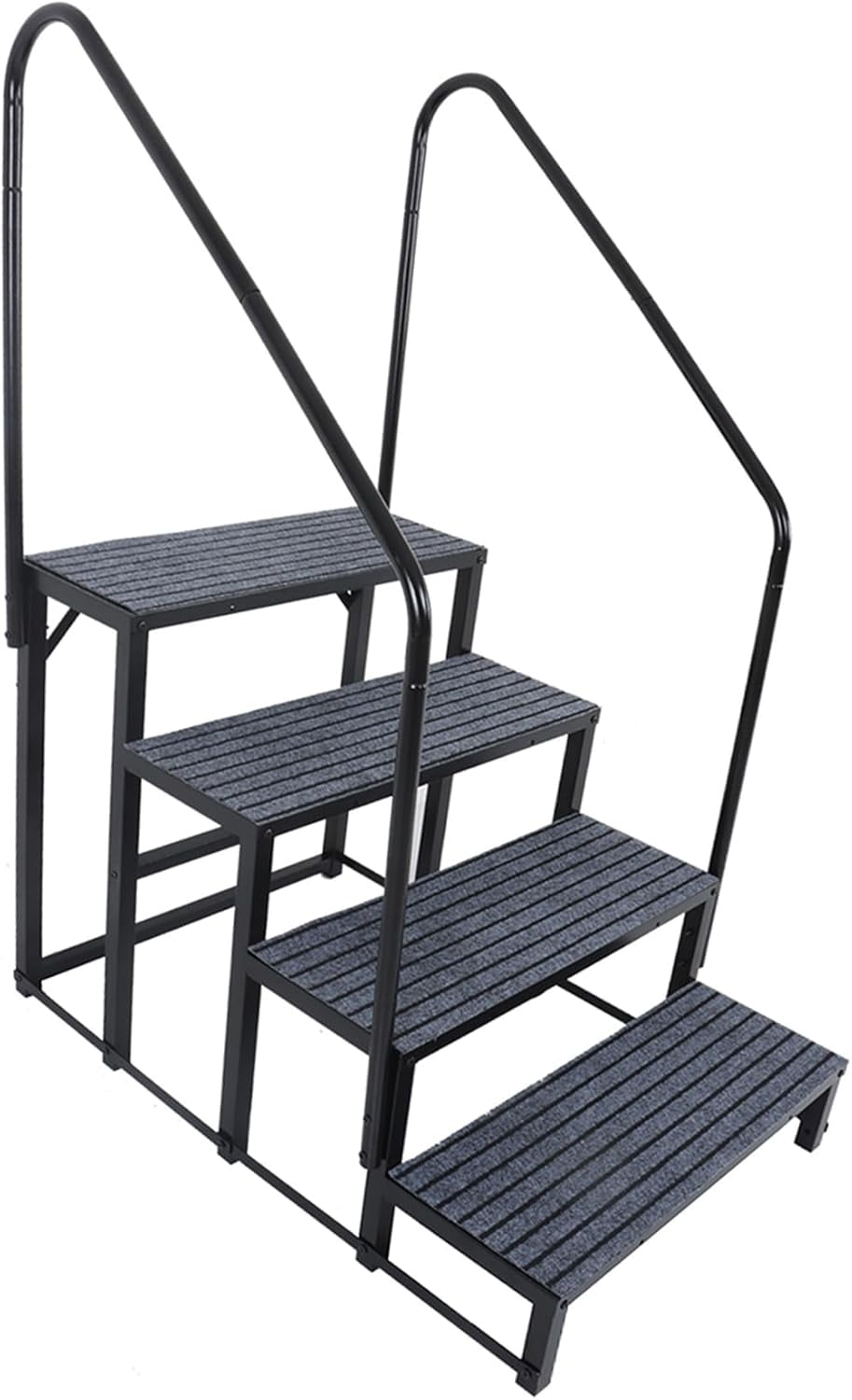 labwork 4 Step RV Steps with 2 Handrails w/Step Mat 660 lbs Load ...