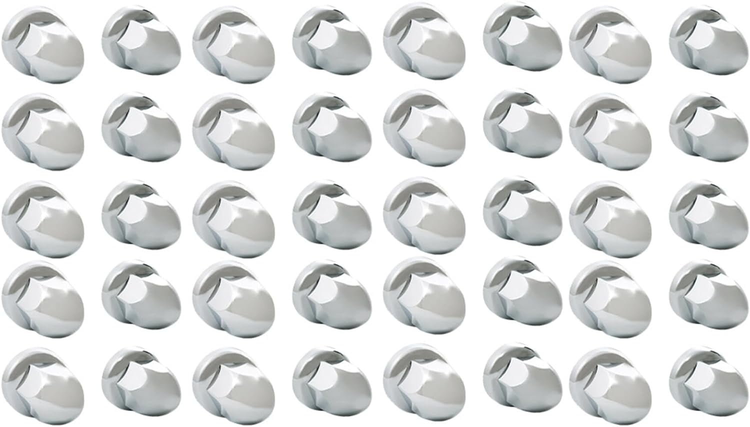 labwork 40Pcs 33mm Push-on Lug Nut Covers Replacement for Semi Trucks ...