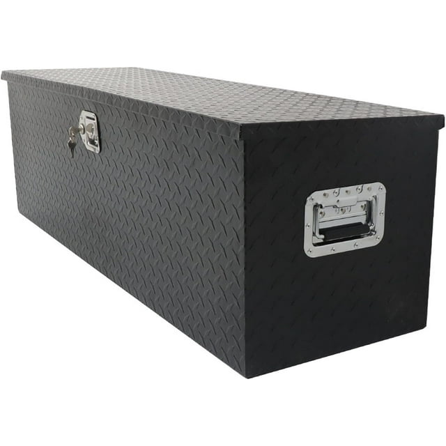 "Labwork 49"" Aluminum Diamond Plate Toolbox for Truck Bed, Trailer ...