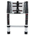 labwork 8.5ft 2.6M Aluminum Telescopic Ladder Heavy Duty Folding ...