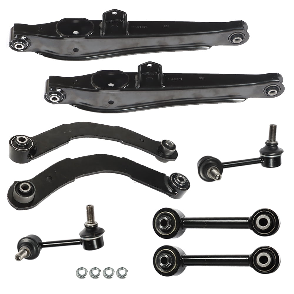 labwork 8-Pack Rear Suspension Kit Upper Lower Control Lateral Toe Arms ...