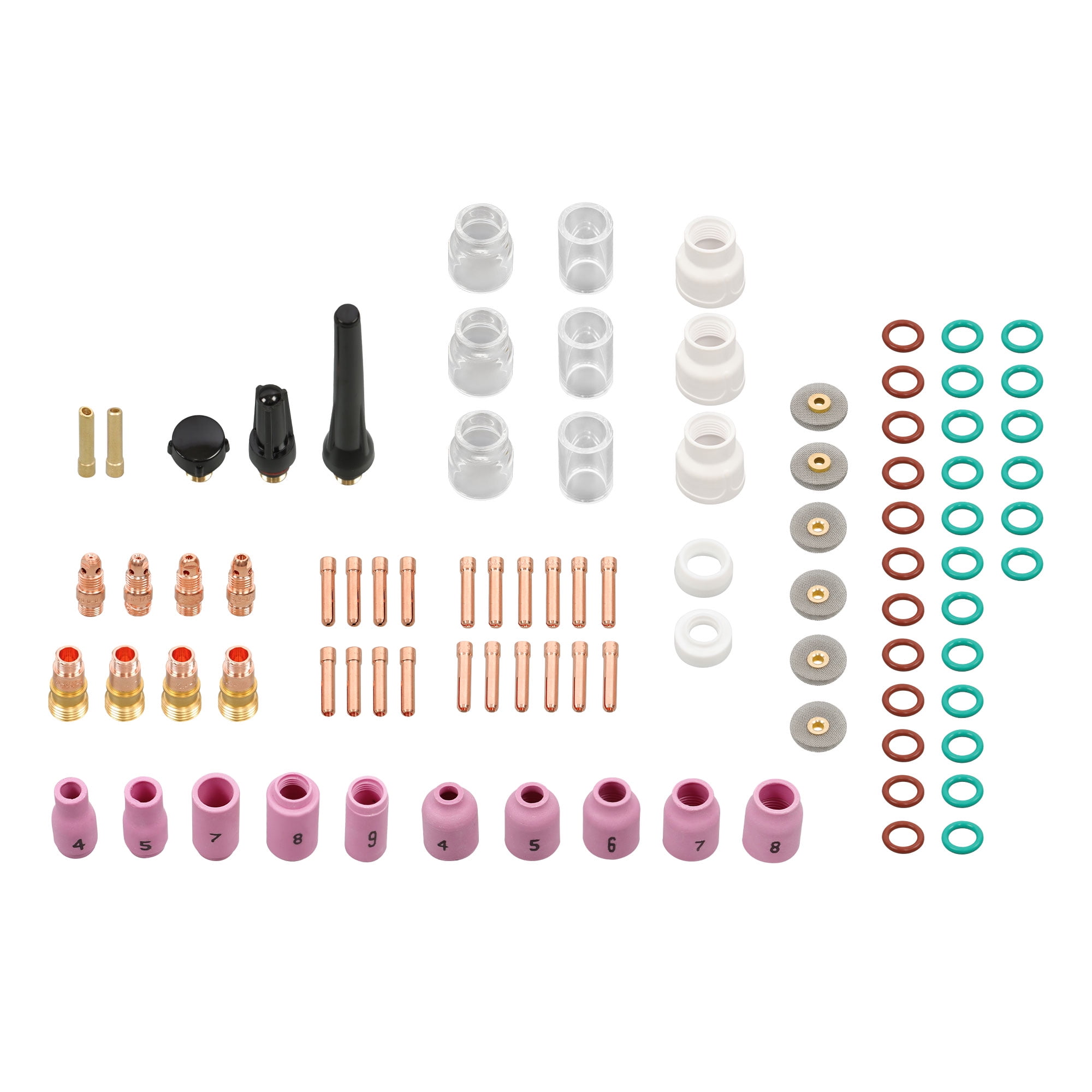 labwork 90PCS TIG Welding Torch Accessories Kit – Includes Stubby Gas ...