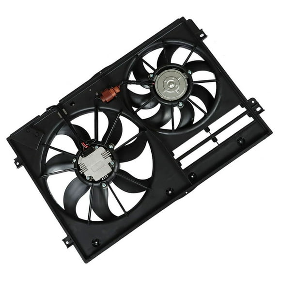 Volkswagen New Jetta Dual Radiator And Condenser Fan Assembly
