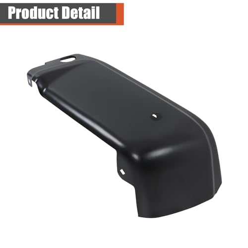 labwork Black Rear Bumper End Right Side Bumper End Replacement for ...