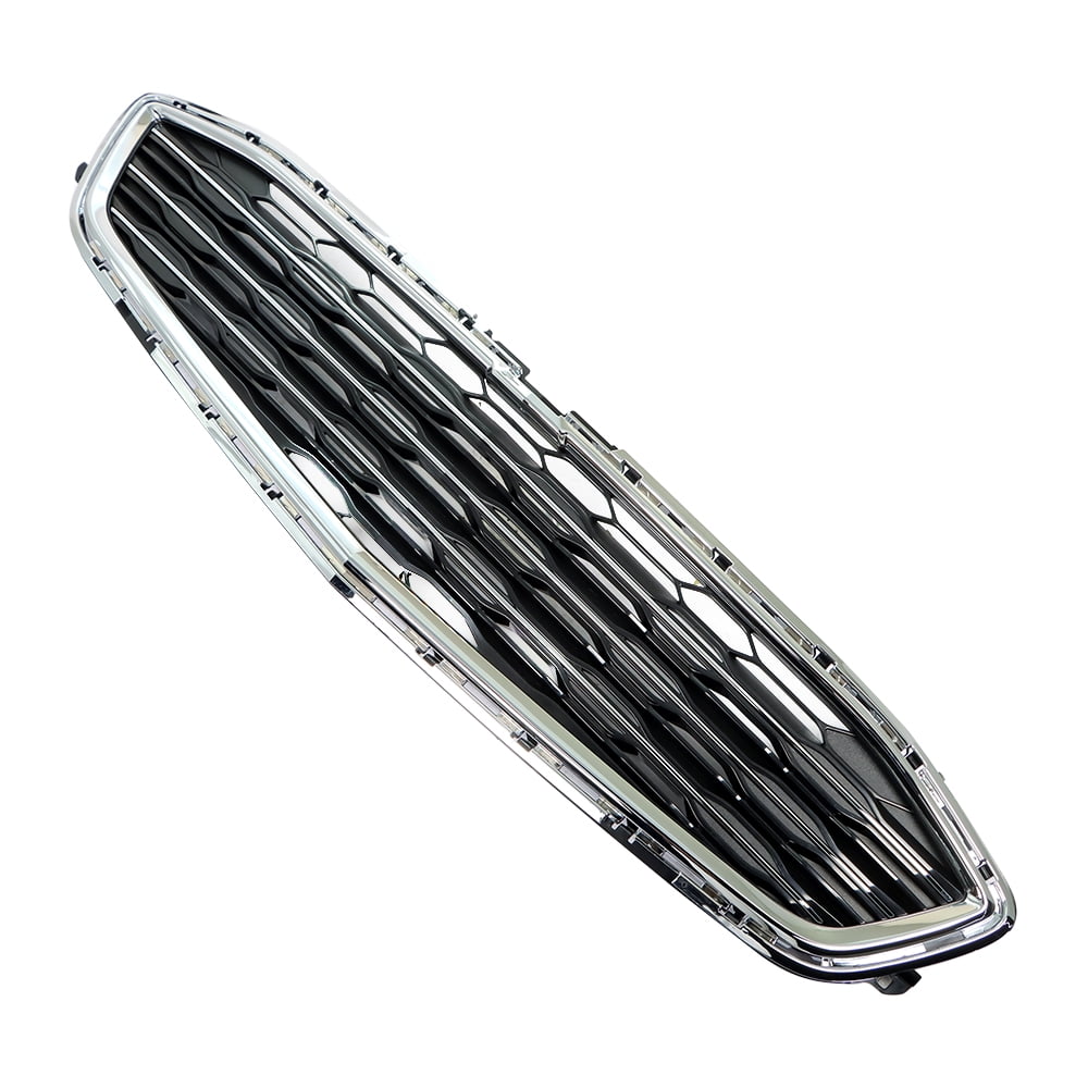 labwork Black W/Chrome Fit For Chevrolet Malibu 2016/2017/2018 Front ...