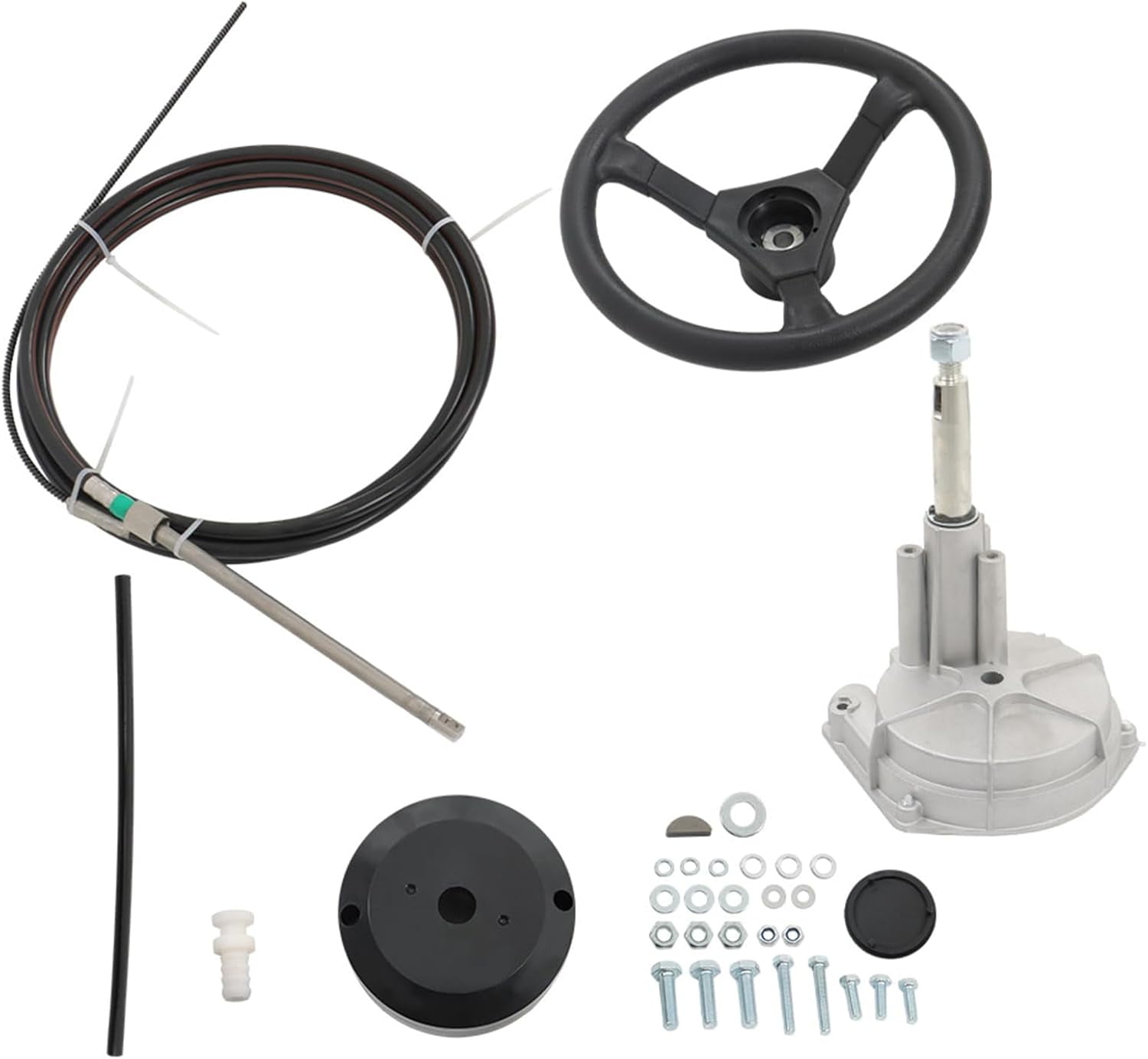 labwork Boat Rotary Steering System Outboard Kit Turbine Steering ...