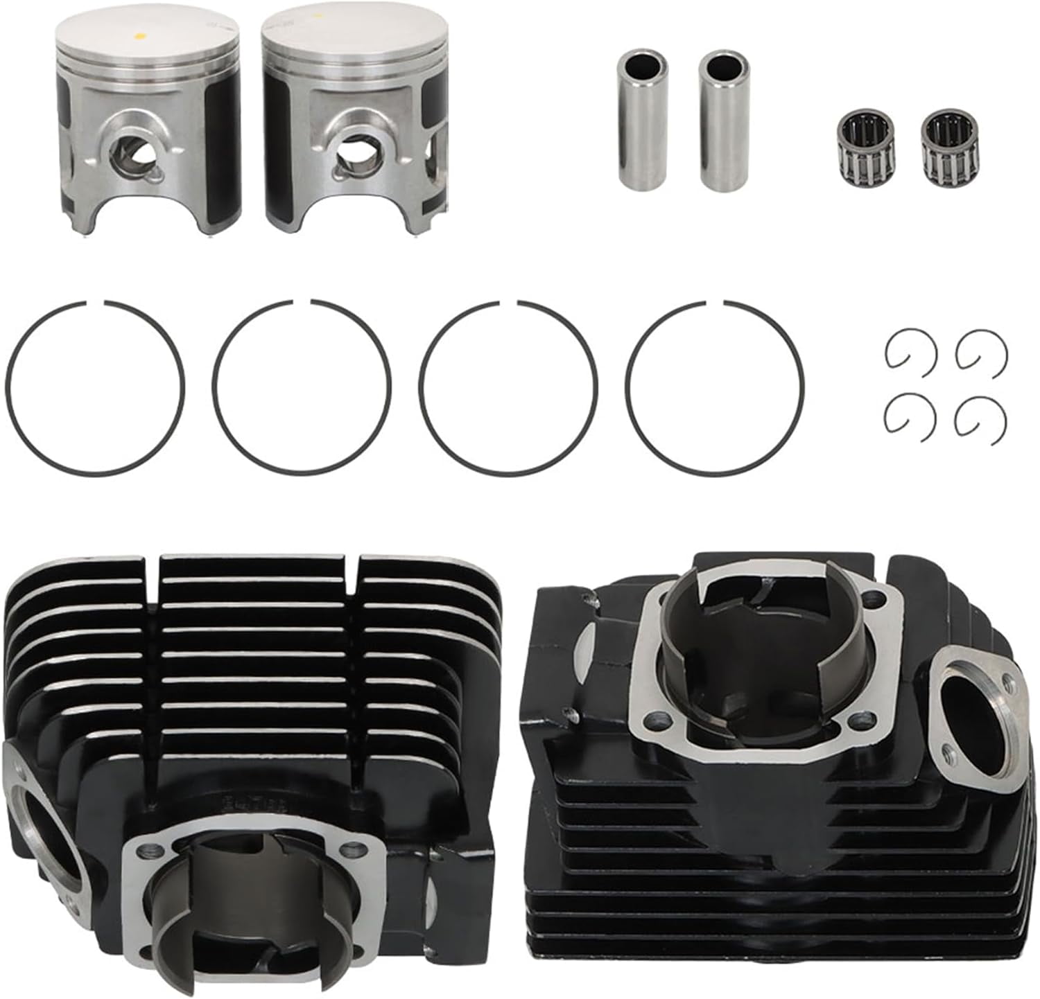 labwork Cylinder Pistons Rings Wrist Pins Repair Kit Replacement for ...