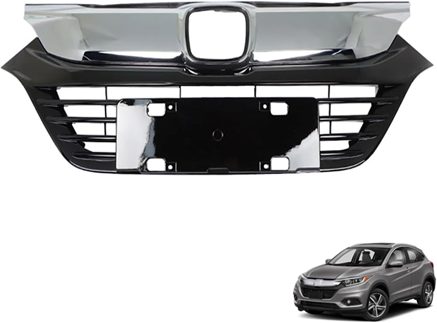 labwork Fit For 2019 2020 2021 Honda HRV HR-V Front Bumper Grille ...