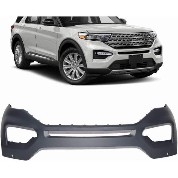 labwork Fit For 2020 2021 Ford Explorer Front Bumper Upper With Park ...