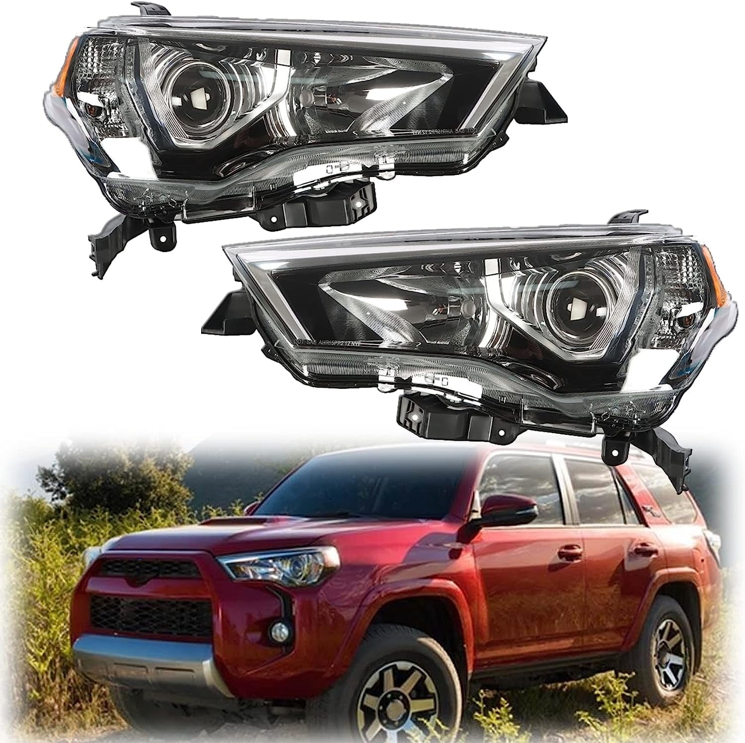 labwork For 2014-18 19 2020 Toyota 4Runner 4.0L Halogen Headlights ...
