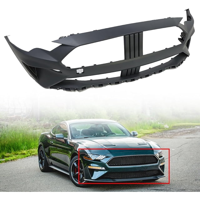 labwork Front Bumper Cover For 2018-2021 Ford Mustang EcoBoost/GT With ...