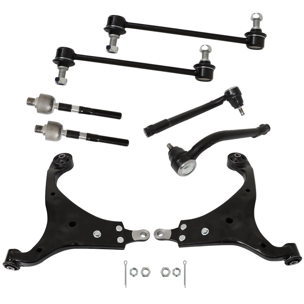 labwork Front Lower Control Arms+Tierods Sway Bars For Hyundai Elantra ...