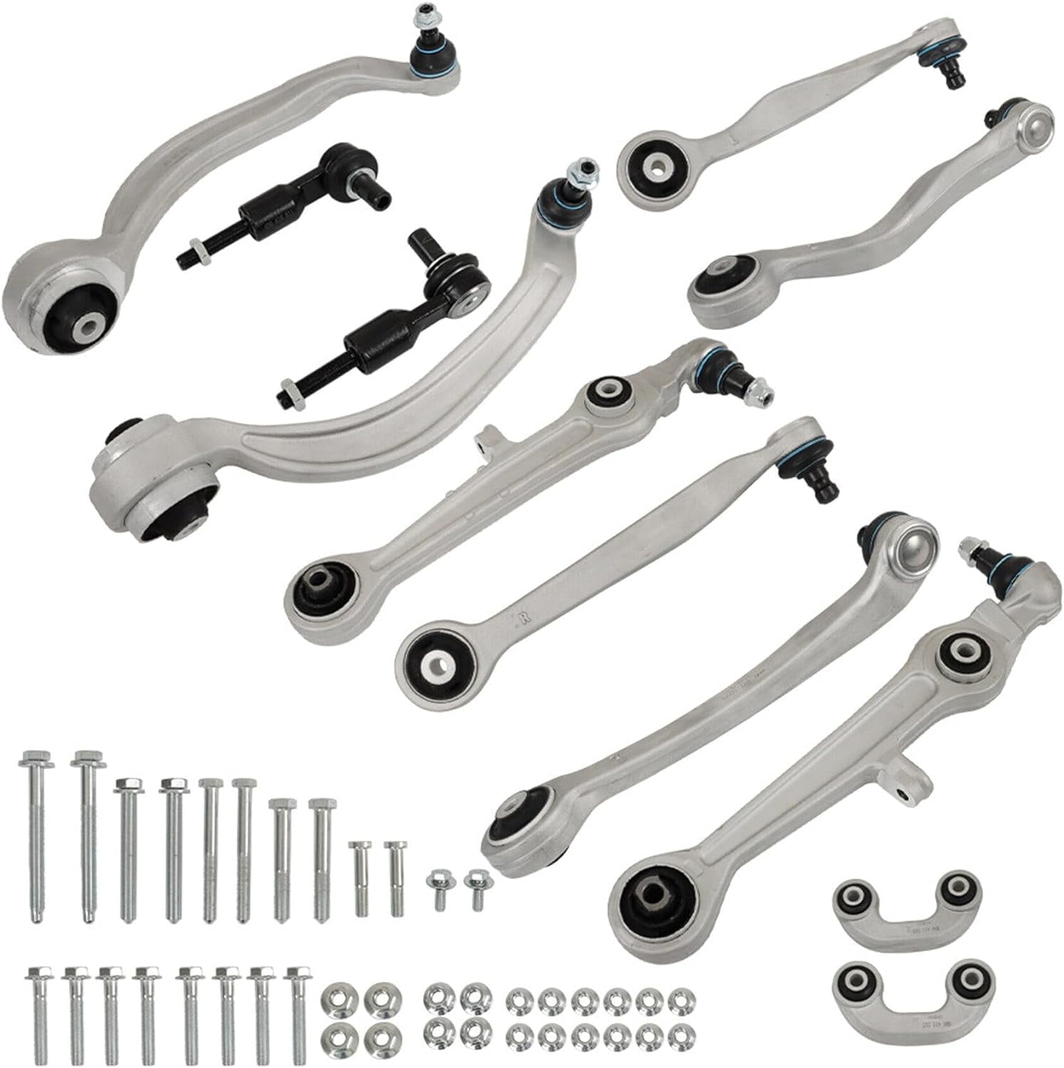 labwork Front Upper Lower Control Arms Kit 12Pcs Replacement for Audi ...