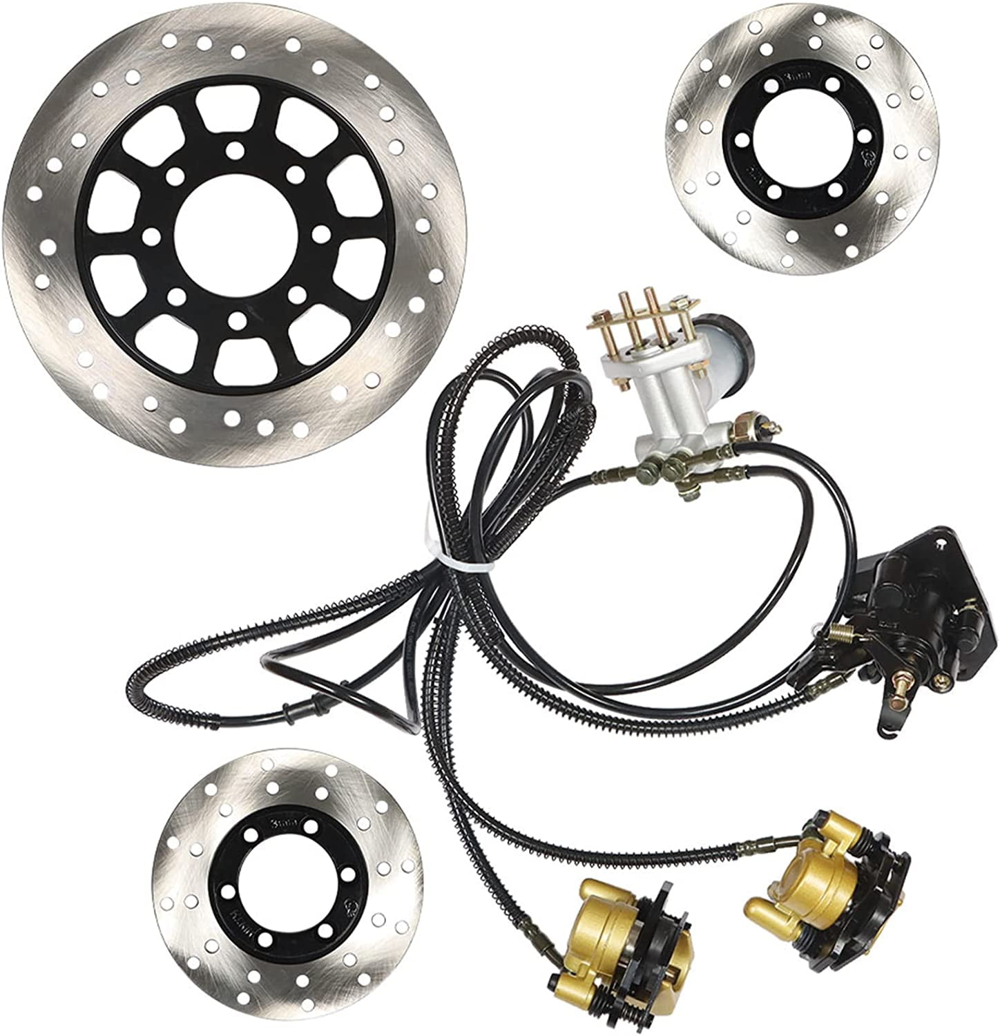 labwork Go Kart Disc Brake Master Cylinder Kit Replacement for 150cc Go ...