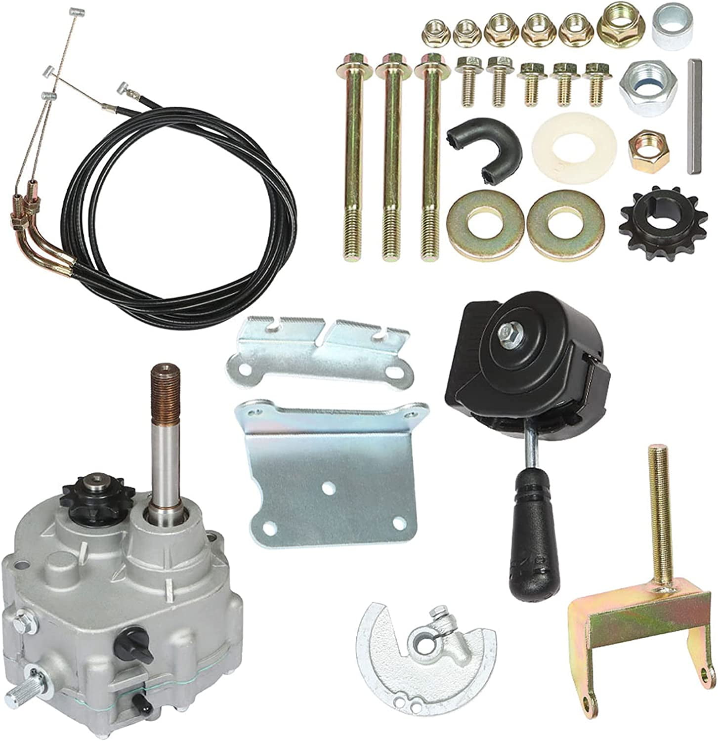 Labwork Go Kart Gearbox Kit, Forward Reverse for 2HP-13HP Engine, 30 ...