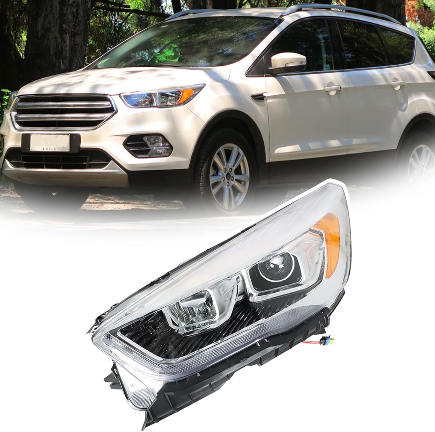 labwork HID Headlights Assembly Replacement for 2017 2018 2019 Ford ...