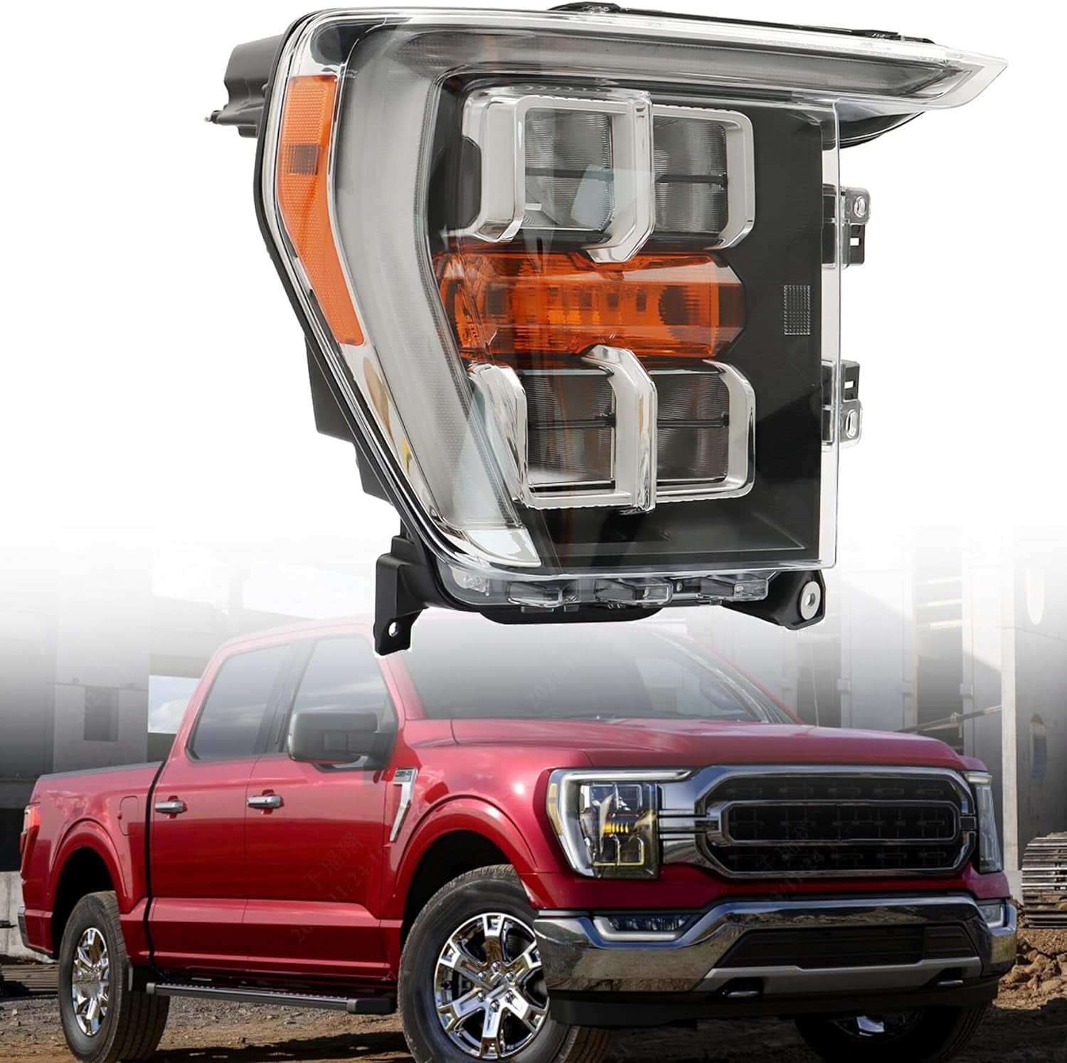 labwork Headlight Assembly Replacement for 2021-2022 F150 Right ...