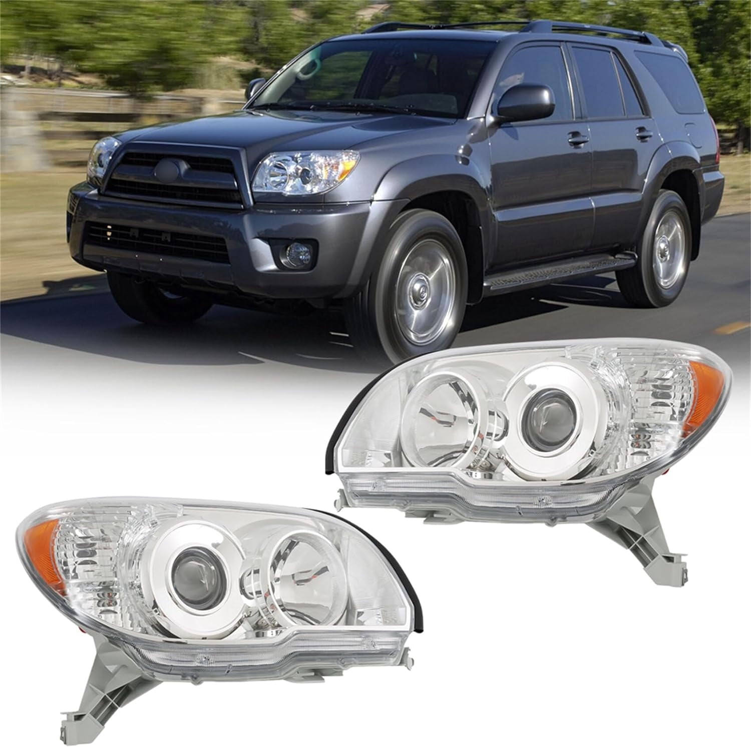 labwork Headlight Assembly Replacement for Toyota 4Runner 2006-2009 ...