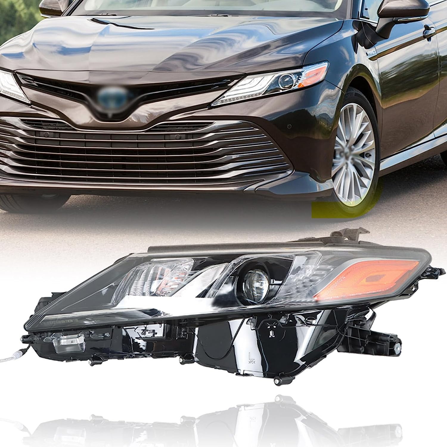 labwork Headlight Assembly Replacement for Toyota Camry L LE SE 2018 ...