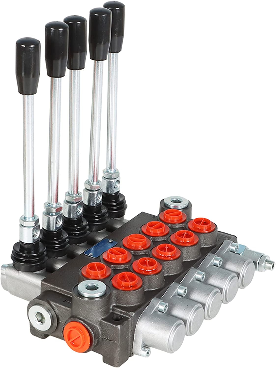 labwork Hydraulic Directional Control Valve, 5 Spool 13GPM SAE Ports ...