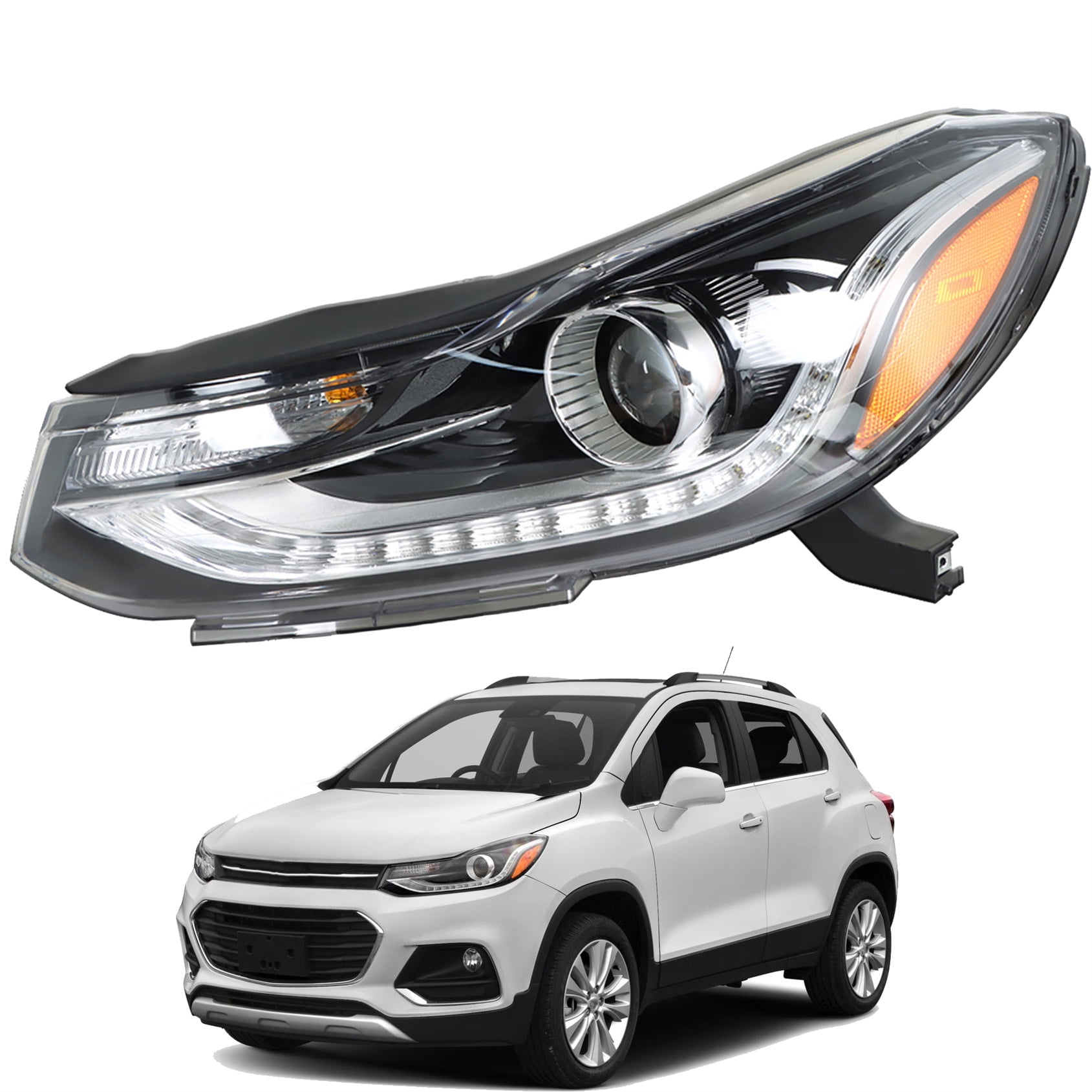 labwork LED DRL Headlights Front Head Lamps Replacement for 2017-2022 ...