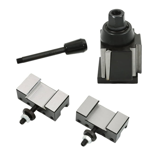 labwork OXA 250-000 Wedge Type Quick Change Tool Post Set For Lathe Up To 8" 3PC - Walmart.com